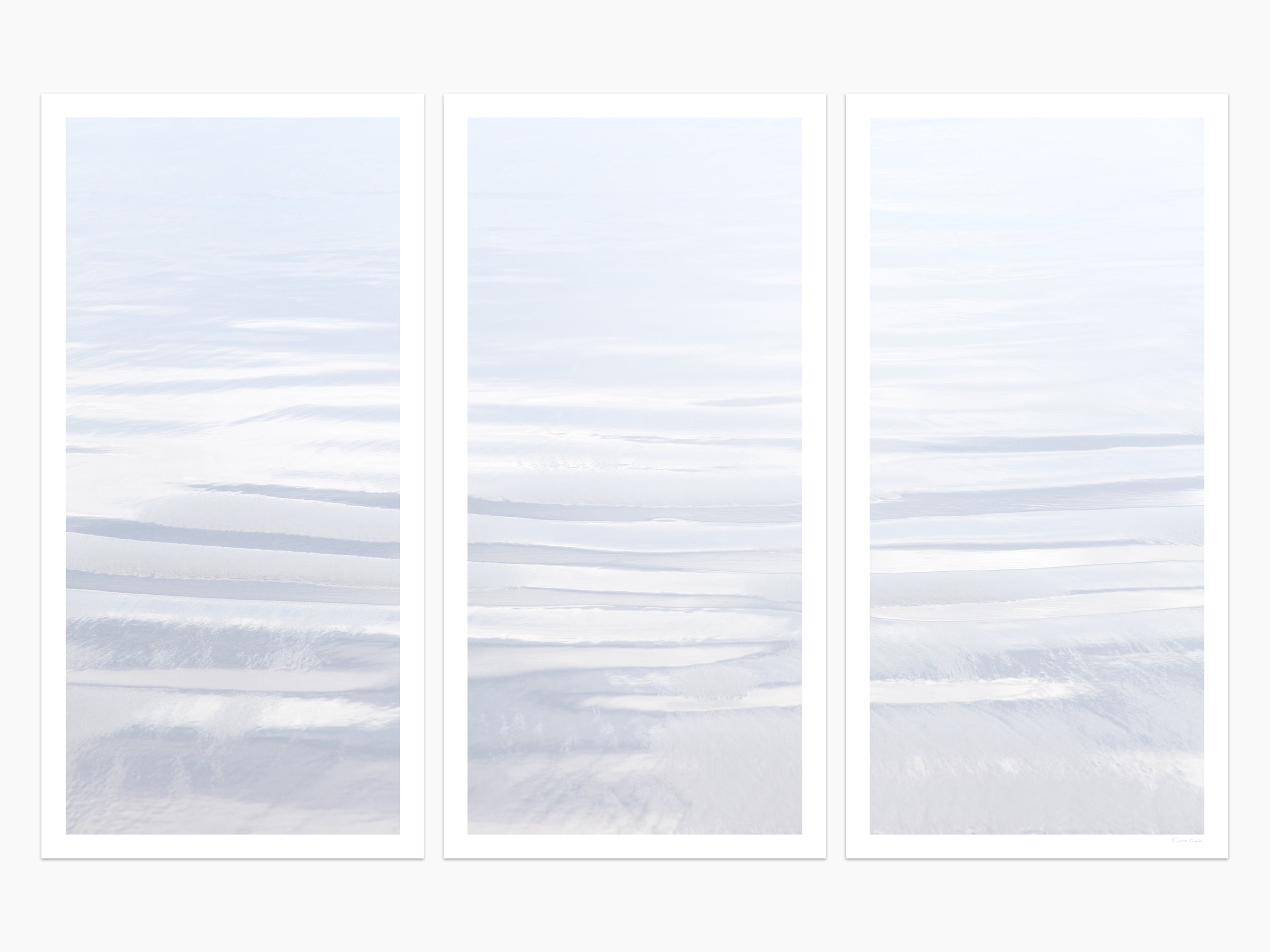 Abstract Triptych Art Print by Cattie Coyle Photography